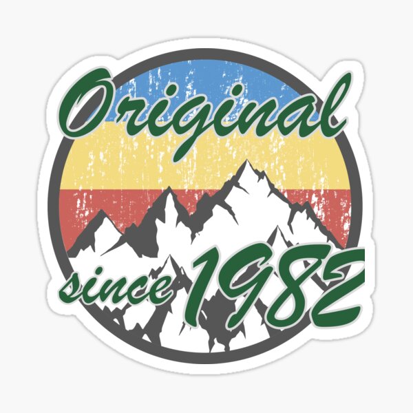 "Original 1982" Sticker for Sale by Shadow2609 | Redbubble