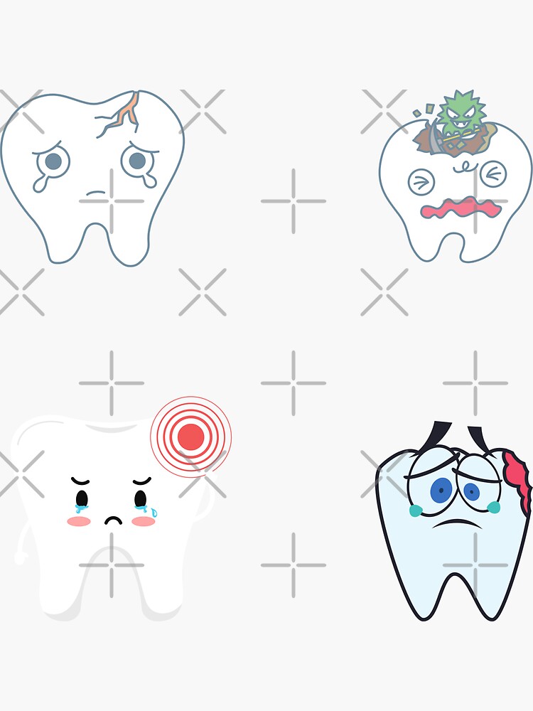 "Tooth Hurty 2:30, Funny Dentist Joke/Pun" Sticker for Sale by haRexia ...