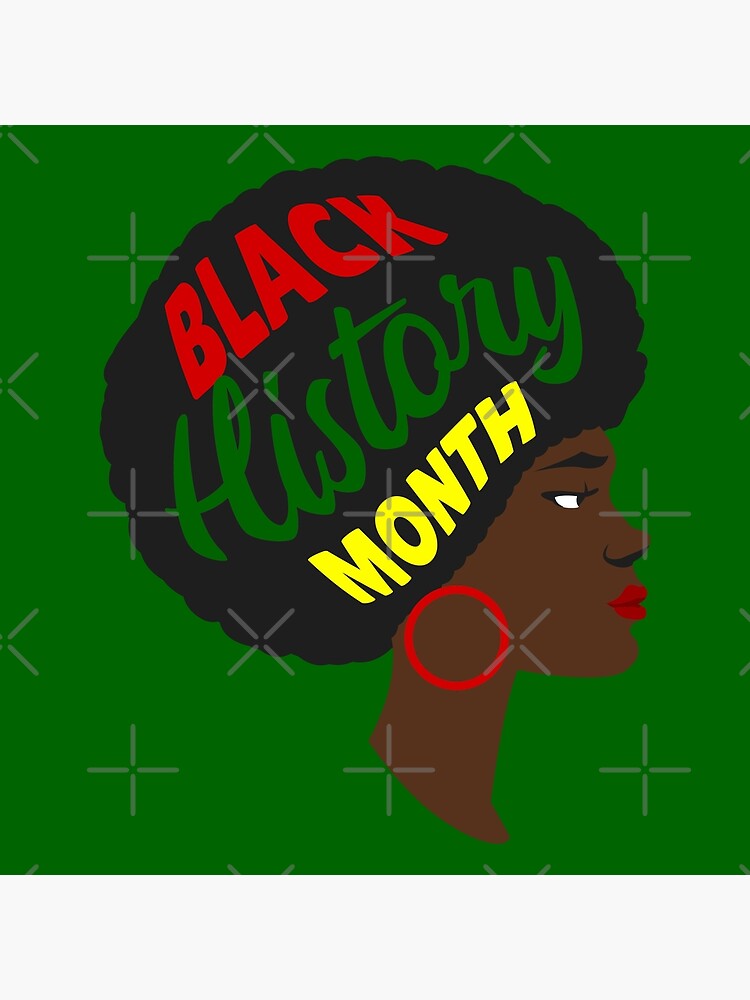 "black history month afro woman" Poster for Sale by gossiprag | Redbubble