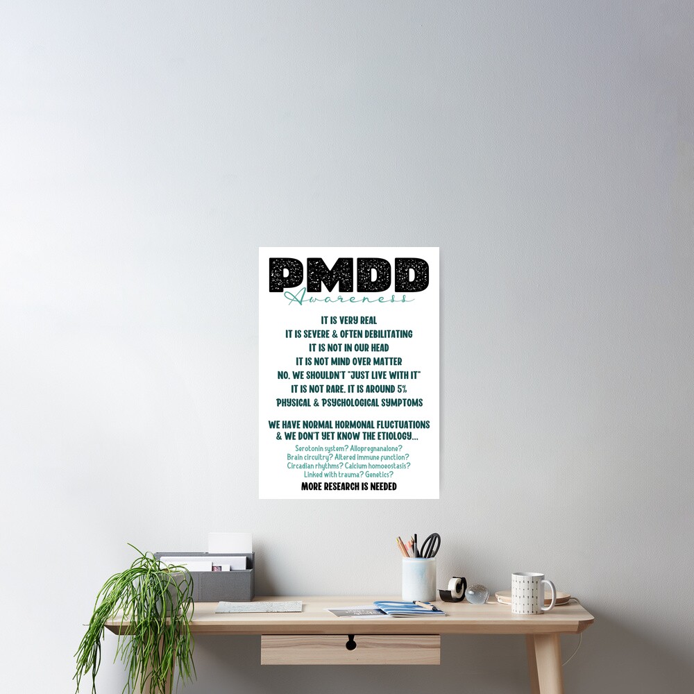 "PMDD Awareness, more research needed, 1 in 20, it is very real and ...