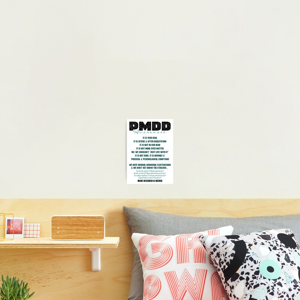 "PMDD Awareness, more research needed, 1 in 20, it is very real and ...