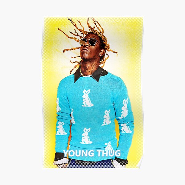 "young thug" Poster by hadikusuma | Redbubble