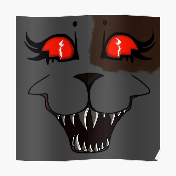 "DSAF Vanny Face" Poster by Raggle-Taff-87 | Redbubble