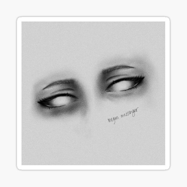 "Stone cold eyes" Sticker for Sale by Jegan3degan | Redbubble