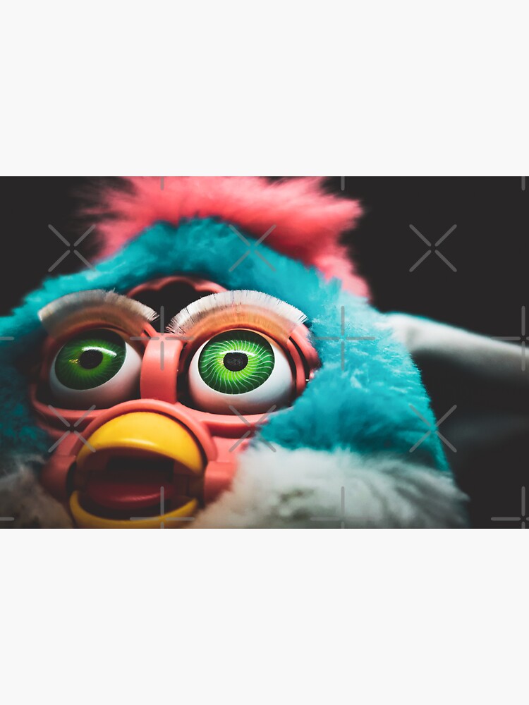 "Oddly Angled Furby Face " Sticker for Sale by FurbyFun | Redbubble