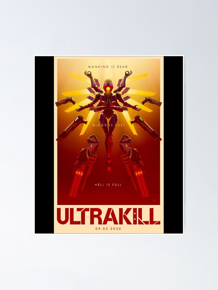 "ULTRAKILL Essential " Poster for Sale by montgomeryl | Redbubble
