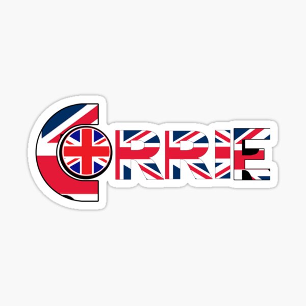 "Corrie " Sticker for Sale by AppleArtys | Redbubble