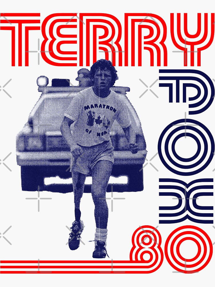 "Amy Santiago Day Gift Terry Fox Retro Wave Runner Cool" Sticker by ...