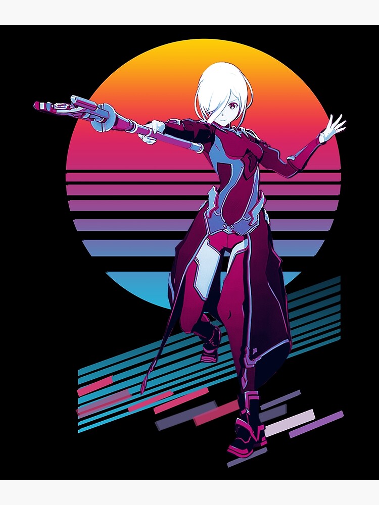 "Spell Caster character anime game Blue graphic" Poster by ...