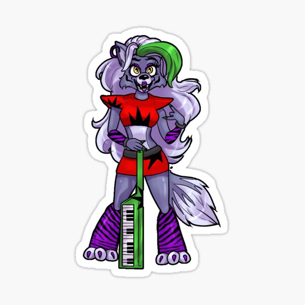 "Roxanne Wolf (FNaF)" Sticker for Sale by dodgydelusions | Redbubble