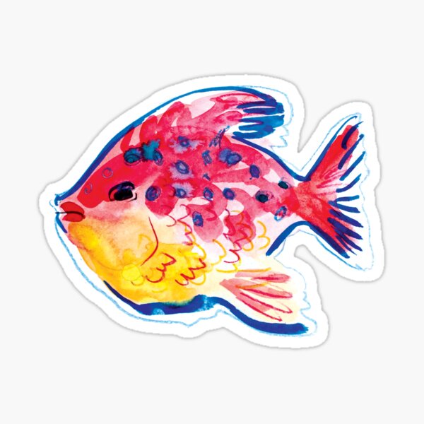 "Fish Art Colorful Tropical Fish Tropical Art Sea Art Beach Art ...