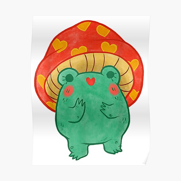 "Cottagecore Frog " Poster for Sale by FreddyRyan | Redbubble