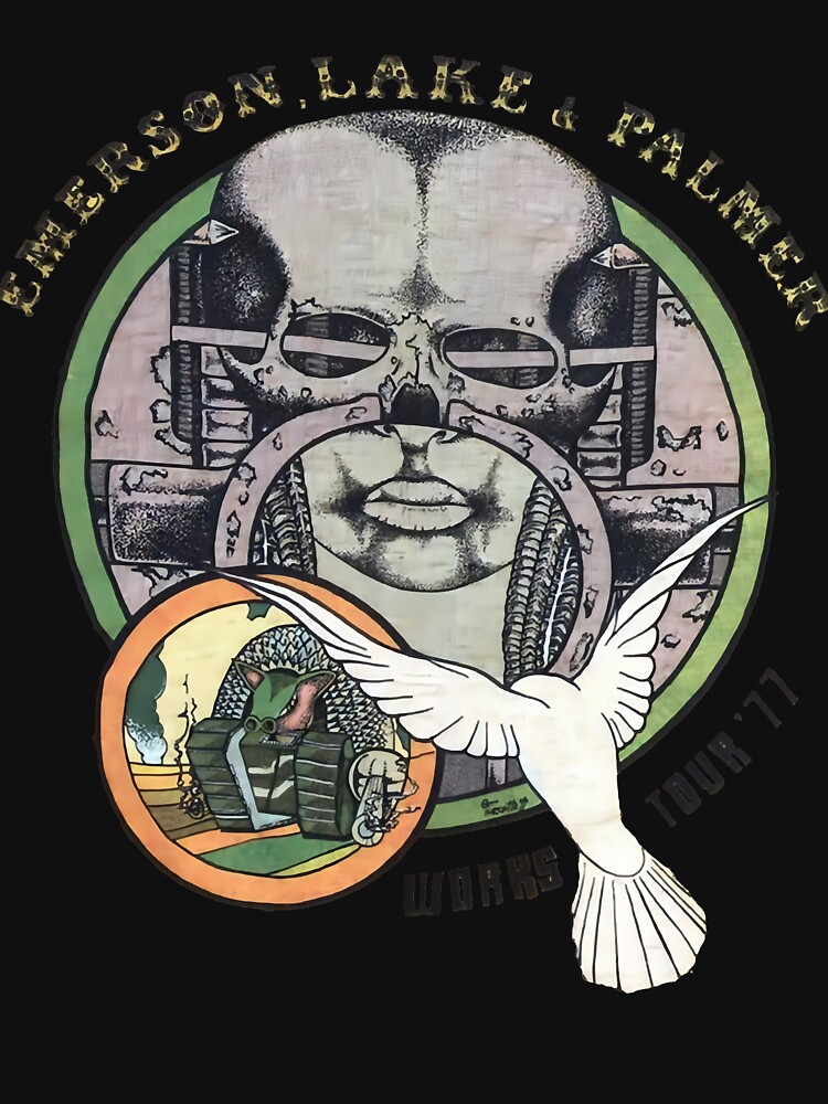 "Elp Works Tour &77 Vintage Redux Essential T-Shirt.png" T-shirt for ...