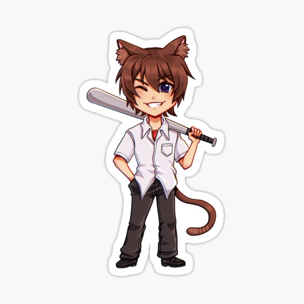"Keiichi Chibi" Sticker by kyattoi | Redbubble