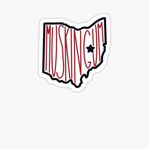 "Muskingum University Ohio Outline Home" Sticker for Sale by vicky ...