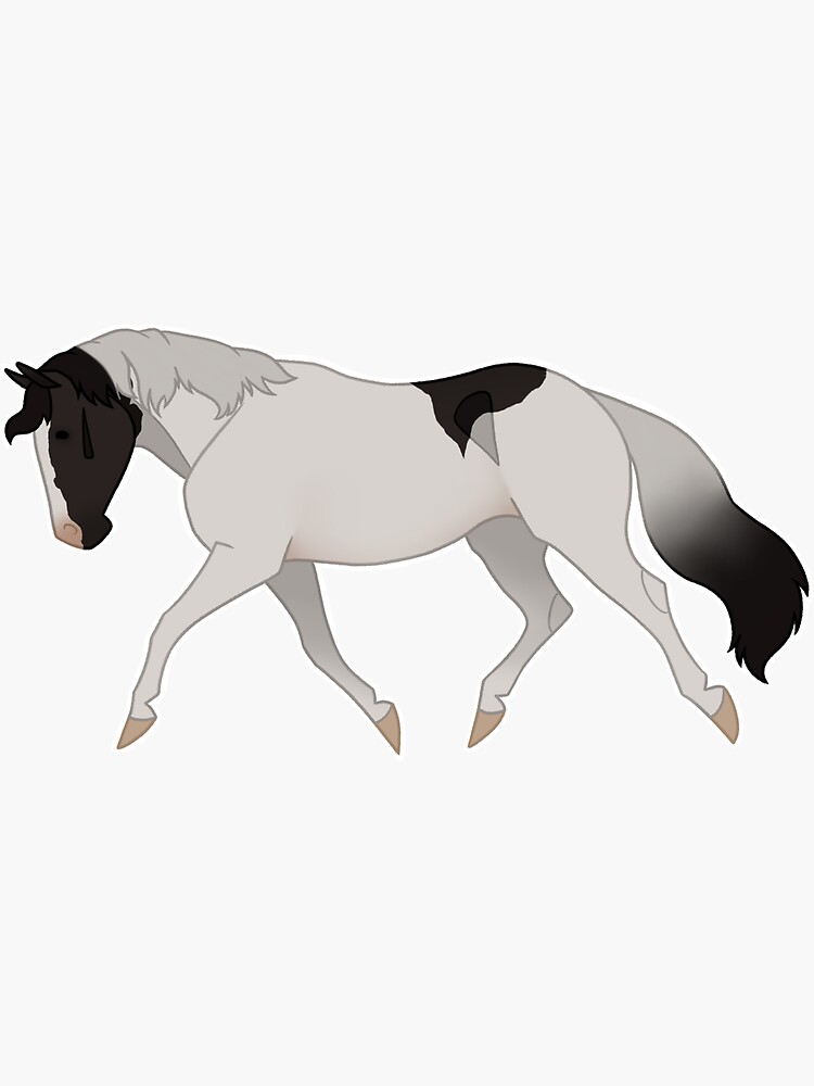 "Paint Miniature Horse " Sticker by peyeqart | Redbubble