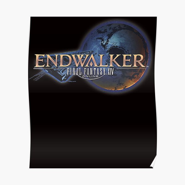"Final Fantasy XIV Endwalker Classic" Poster by rachelmack0 | Redbubble