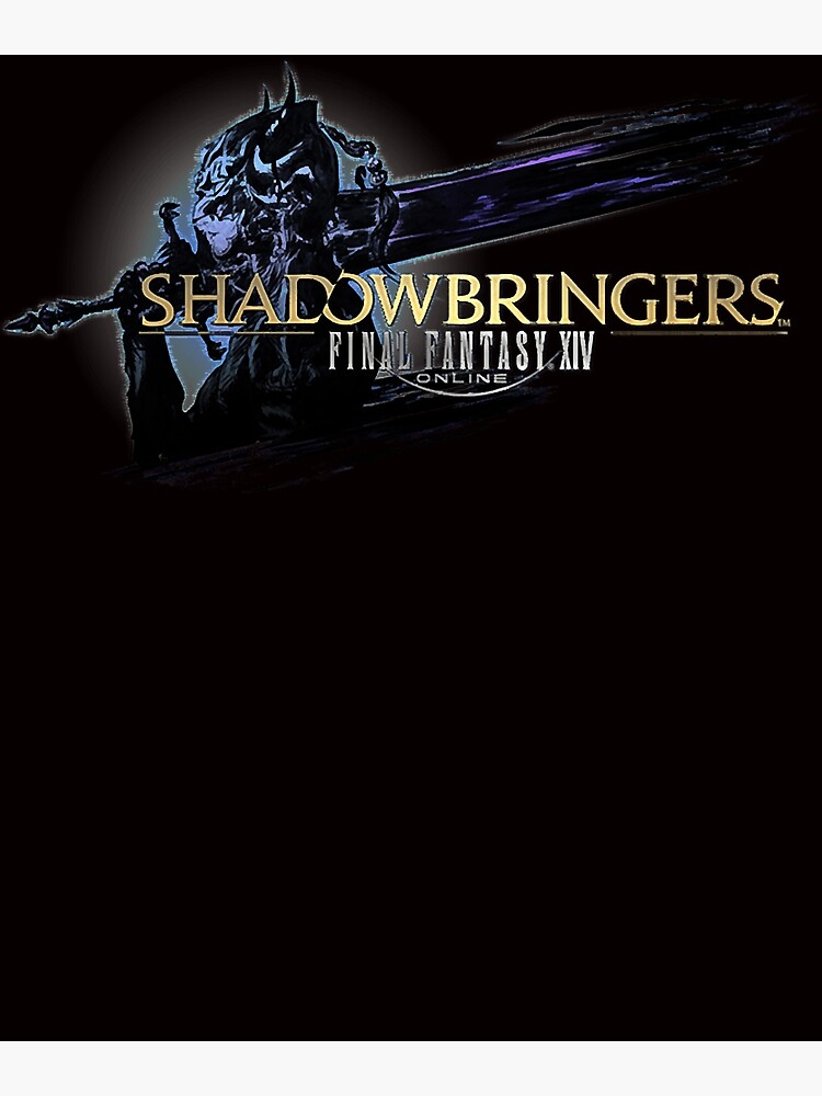 "Final Fantasy XIV Shadowbringers Logo Classic" Poster for Sale by ...