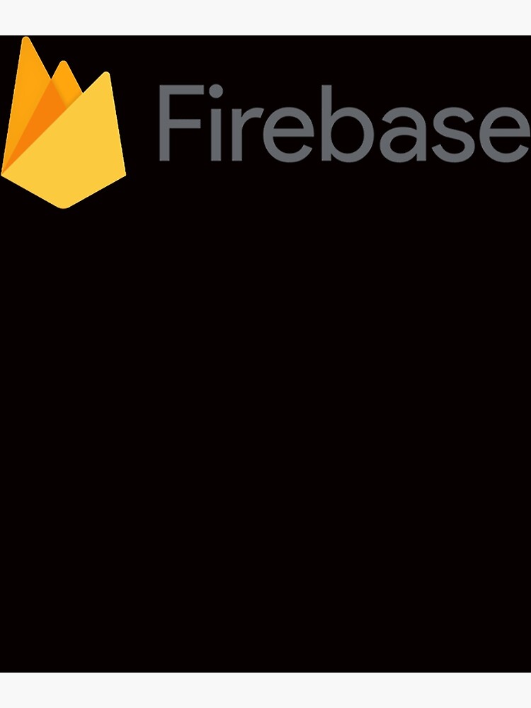 "Firebase Logo Classic" Poster for Sale by rachelmack0 | Redbubble