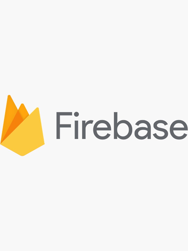 "Firebase Logo Classic" Sticker by rachelmack0 | Redbubble