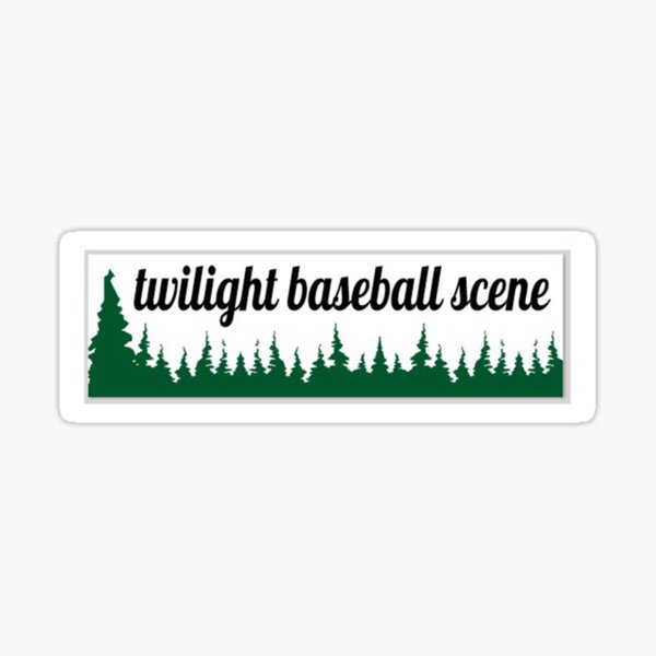 "twilight baseball scene" Sticker for Sale by carlyrae08 | Redbubble