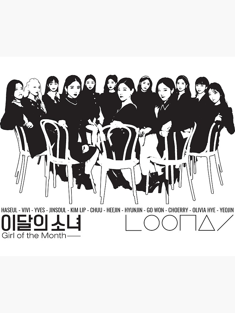 "LOONA" Poster for Sale by sluzmond | Redbubble