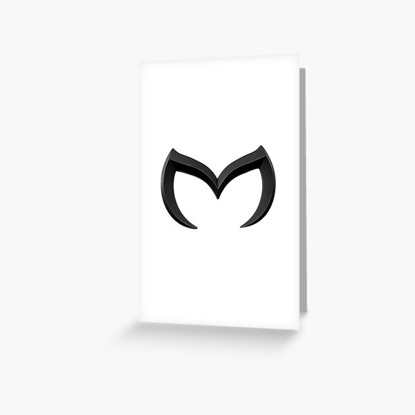 "Mazda Devil Logo" Greeting Card for Sale by FLYCRAYON | Redbubble