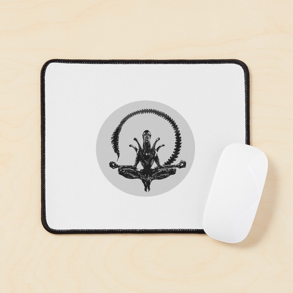 "meditating Xenomorph alien" Sticker for Sale by kidofwgkta | Redbubble