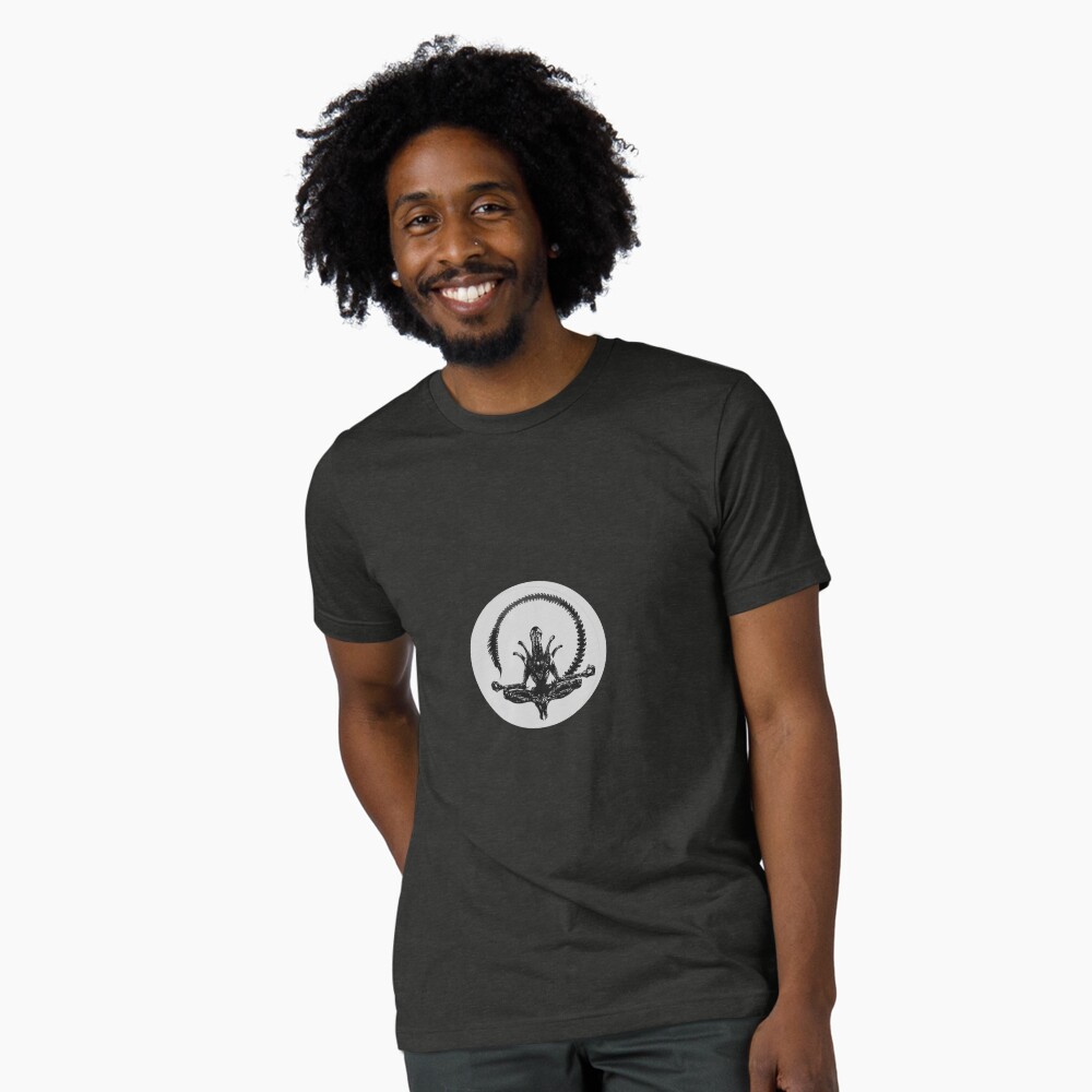 "meditating Xenomorph alien" Sticker for Sale by kidofwgkta | Redbubble