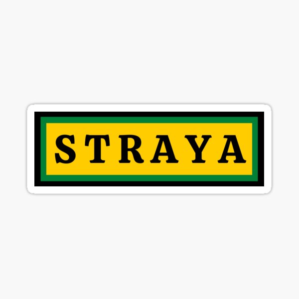 "Straya Fan Green and Yellow Plate" Sticker for Sale by FedSherDesign ...