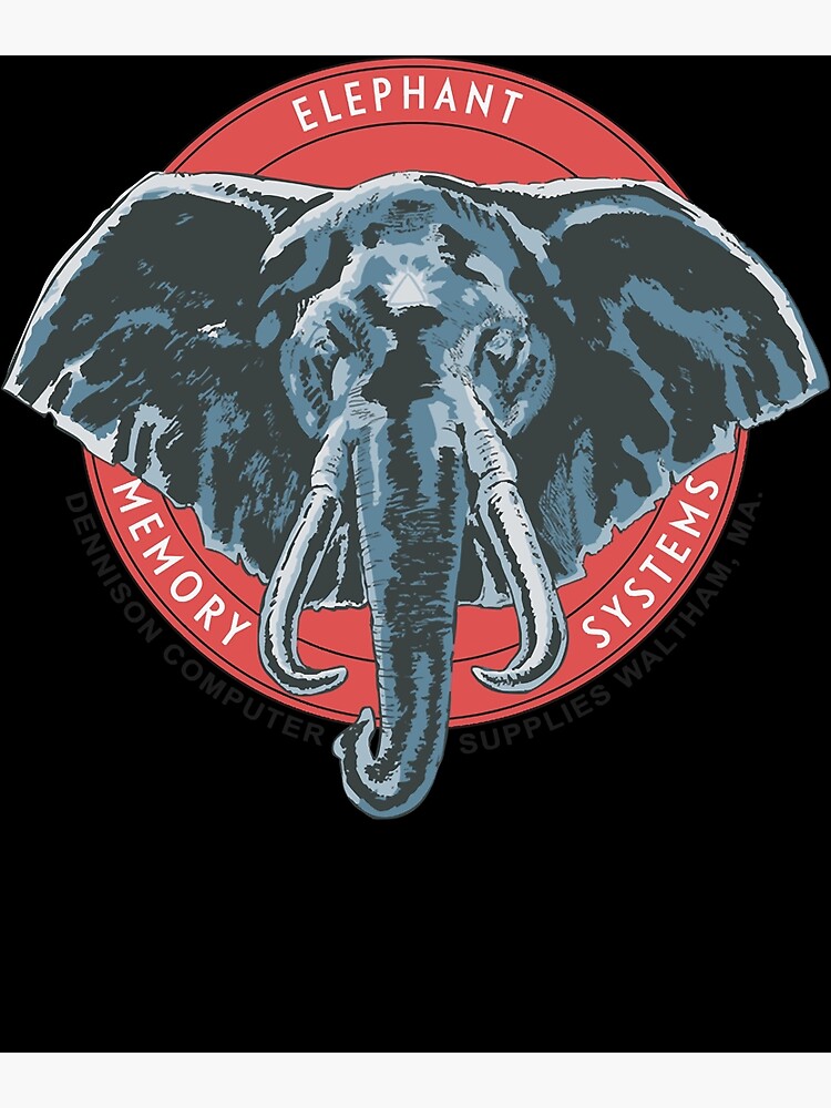 "Elephant Memory Systems Logo" Photographic Print for Sale by holmesnea ...