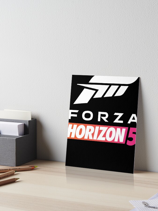 "Forza Horizon 5 Logo White True 4k Premium" Art Board Print for Sale ...