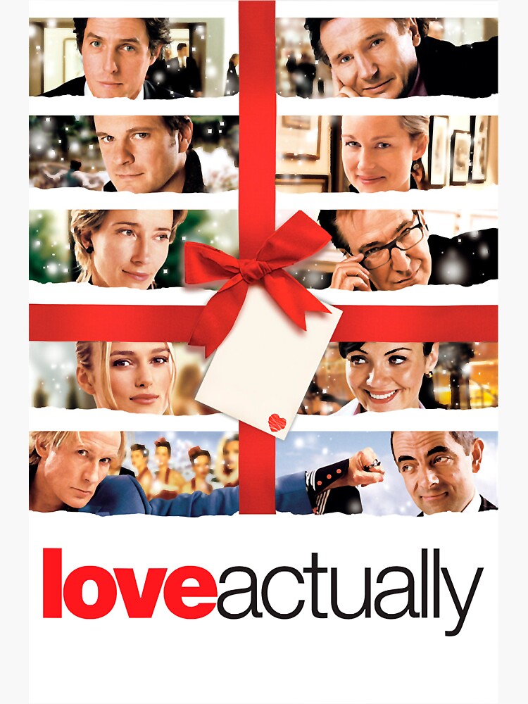 "Love Actually" Sticker for Sale by RosarioEspinoza | Redbubble