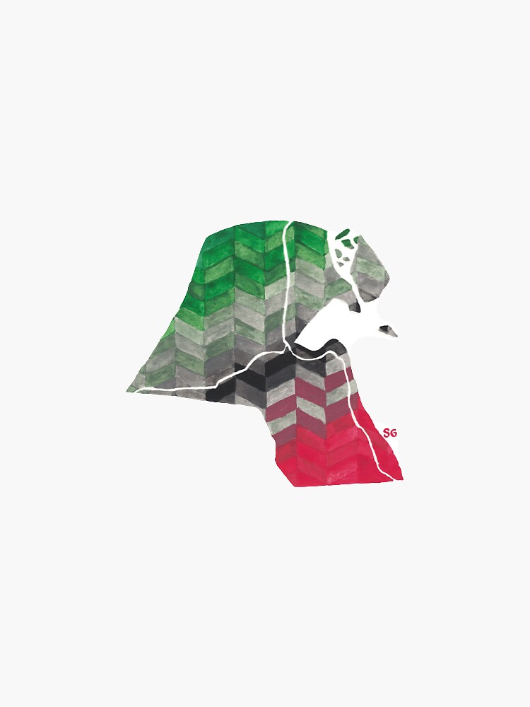 "Kuwait Sticker" Sticker for Sale by SharlaPaints | Redbubble