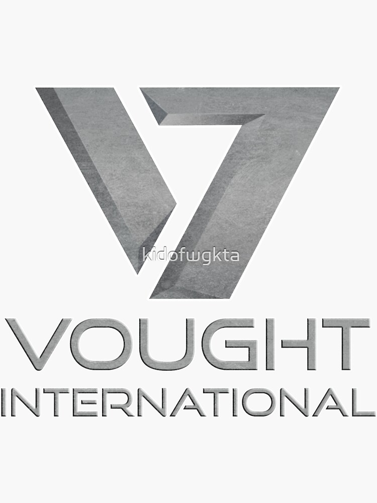 "vought international logo" Sticker by kidofwgkta | Redbubble