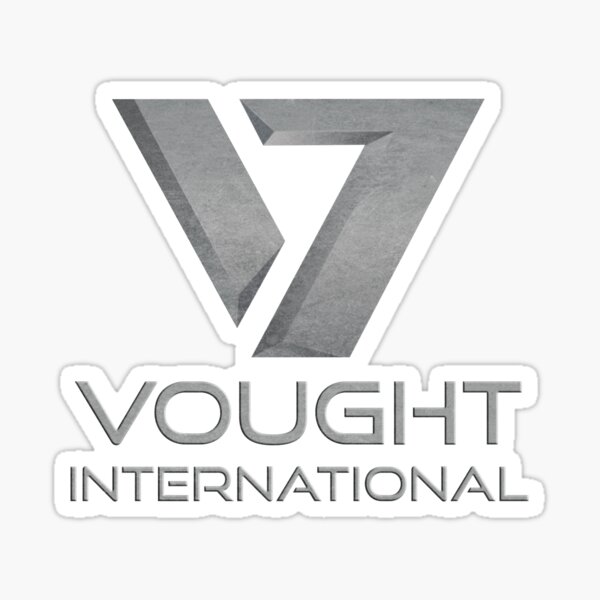 "vought international logo" Sticker by kidofwgkta | Redbubble