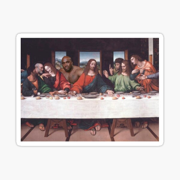 "Barry Wood Last Supper " Sticker for Sale by OnCoast1 | Redbubble