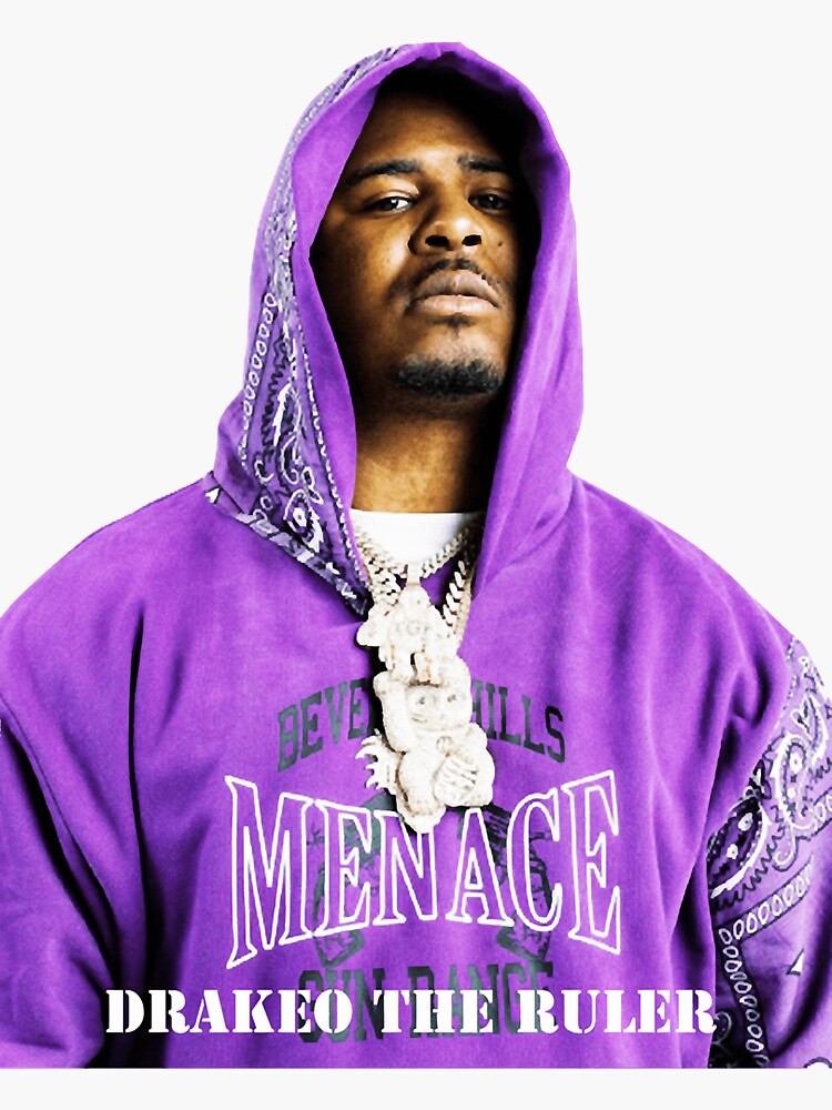 "Drakeo the Ruler , Drakeo the Ruler Singer Rap Essential" Sticker by ...
