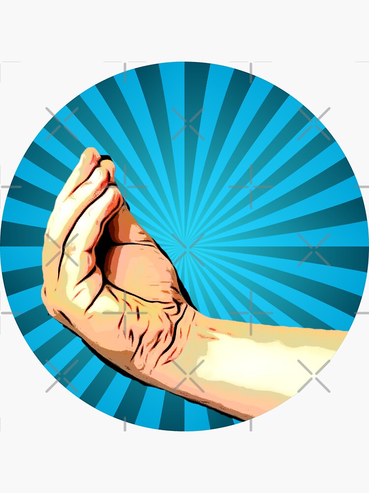 "Italian hand, meme, italian gesture" Sticker by yeppashop | Redbubble