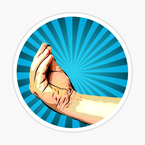 "Italian hand, meme, italian gesture" Sticker by yeppashop | Redbubble