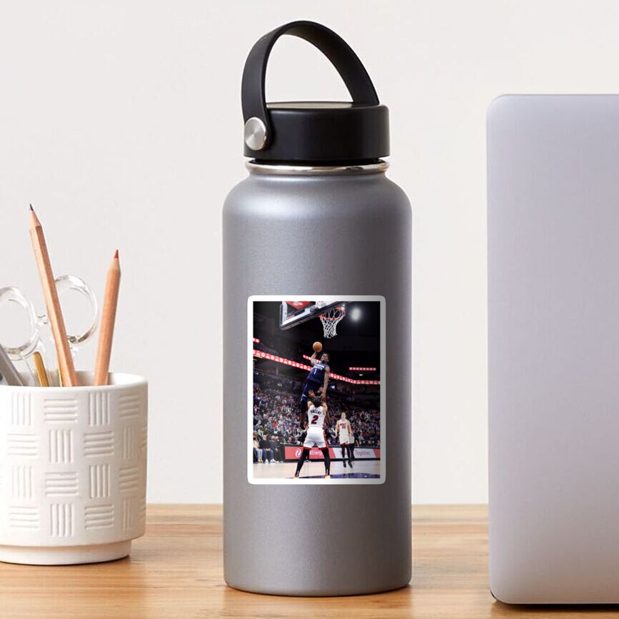 "Anthony Edwards 1 " Ant-Man " Posterized Dunk on Gabe Vincent" Sticker ...