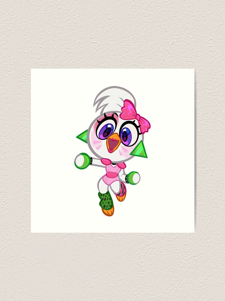 "FNAF Security Breach - Chica" Art Print by Kyotemeru | Redbubble