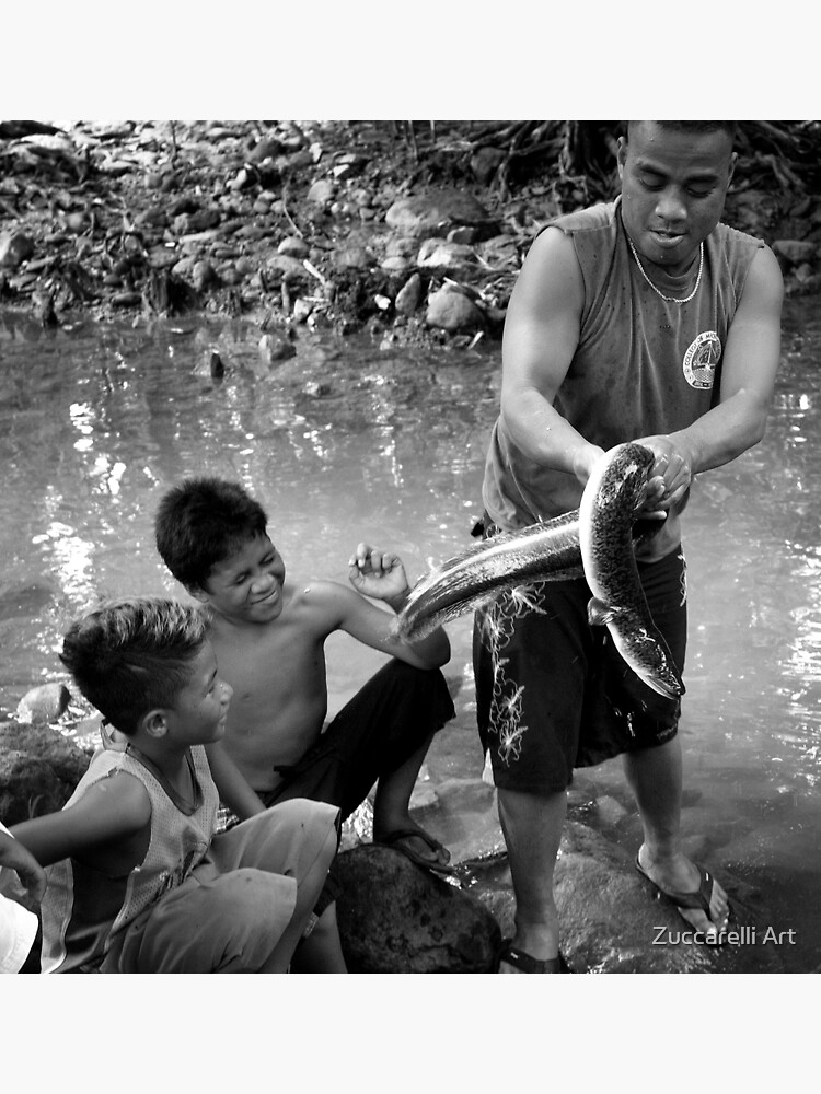 "Eel Master - Pohnpei, Micronesia" Poster by alexzuccarelli | Redbubble