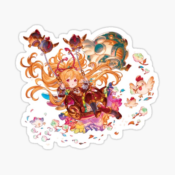"Cartoon granblue mahira" Sticker for Sale by AndyArtic | Redbubble