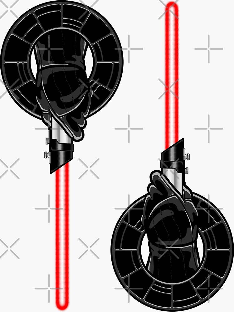"Hand of the Sith" Sticker by RevolutionGFX | Redbubble
