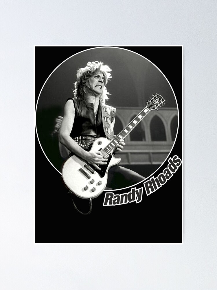 "Randy Rhoads Classic T-Shirt.png" Poster for Sale by LloydHoltIi ...
