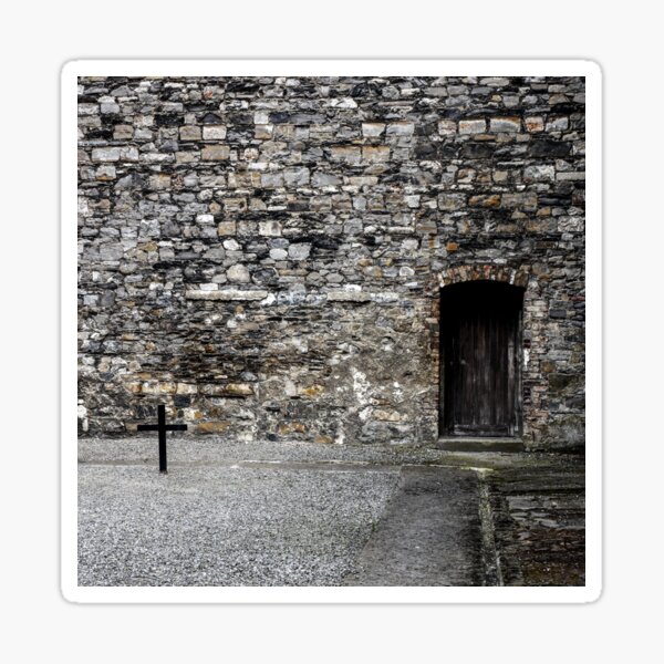 "Yard of Death - Kilmainham Gaol, Dublin" Sticker by Moments-In-Time ...