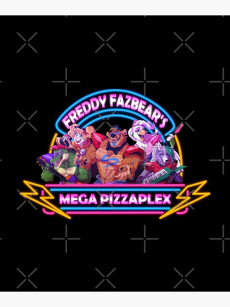 "Freddy Fazbear Mega Pizzaplex" Poster von be-yourself-art | Redbubble