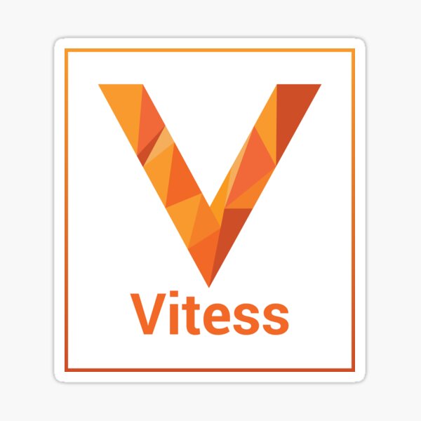 Vitess Logo A Database Clustering System For Mysql Sticker For Sale By Cookieandcode Redbubble