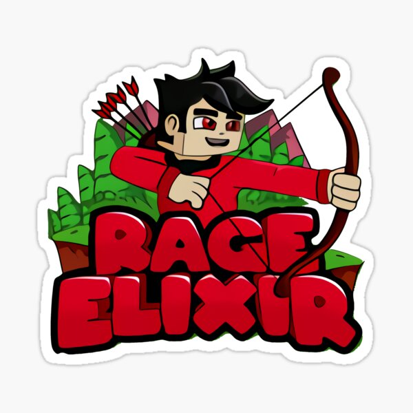 "RageElixir" Sticker for Sale by blueeyedlychnis | Redbubble